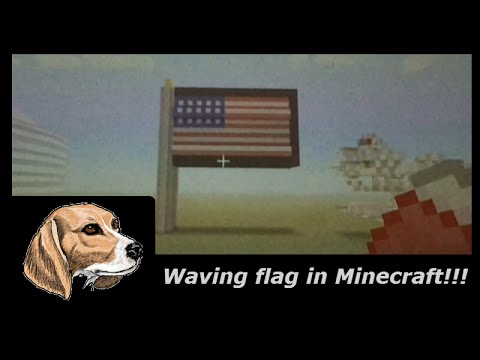 Working waving american flag in Minecraft xbox 360, and xbox one ...