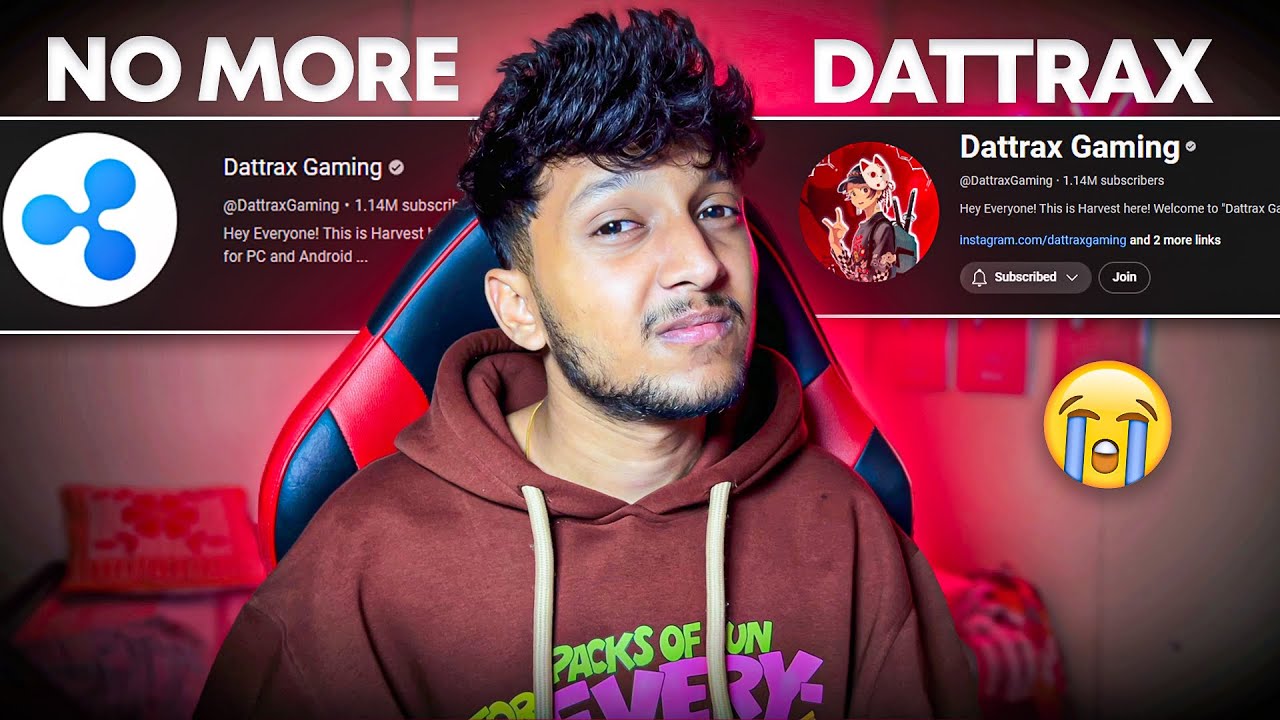 MY CHANNEL GOT HACKED!😭 DATTRAX GAMING - YouTube