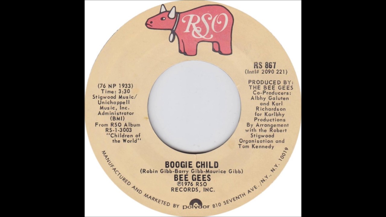 BEE GEES * Boogie Child 1976 HQ - YouTube