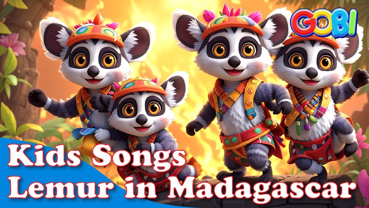 Kids Songs Lemur Madagascar (Nursery Rhymes & Kids Songs) - YouTube