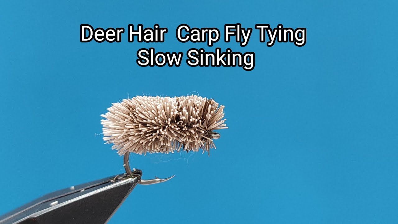 Fly Tying - Deer Hair Slow Sinking Carp Fly - YouTube