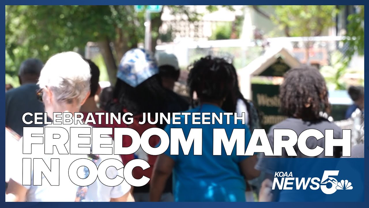 The community comes together to celebrate Juneteenth with a freedom ...