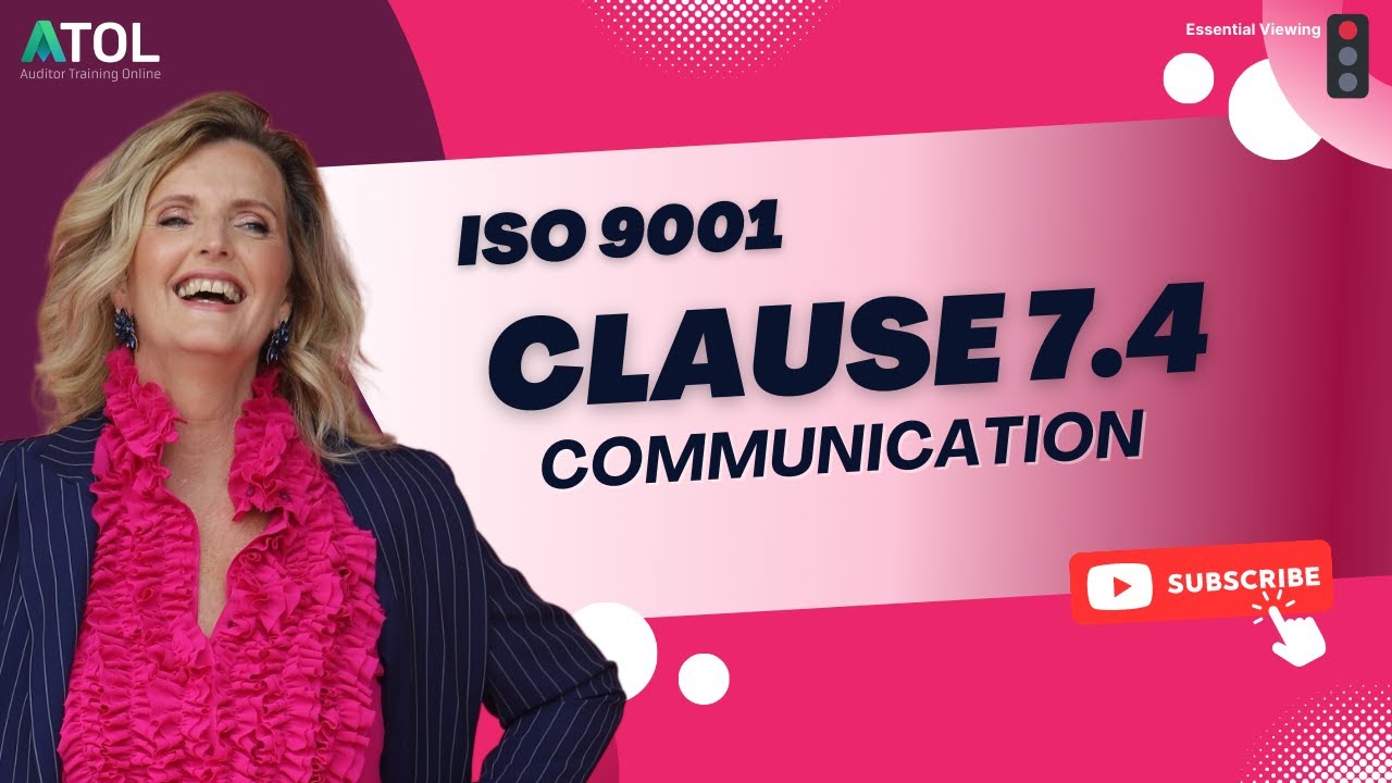 ISO 9001 Clause 7.4 Communication | Auditor Training Online - YouTube