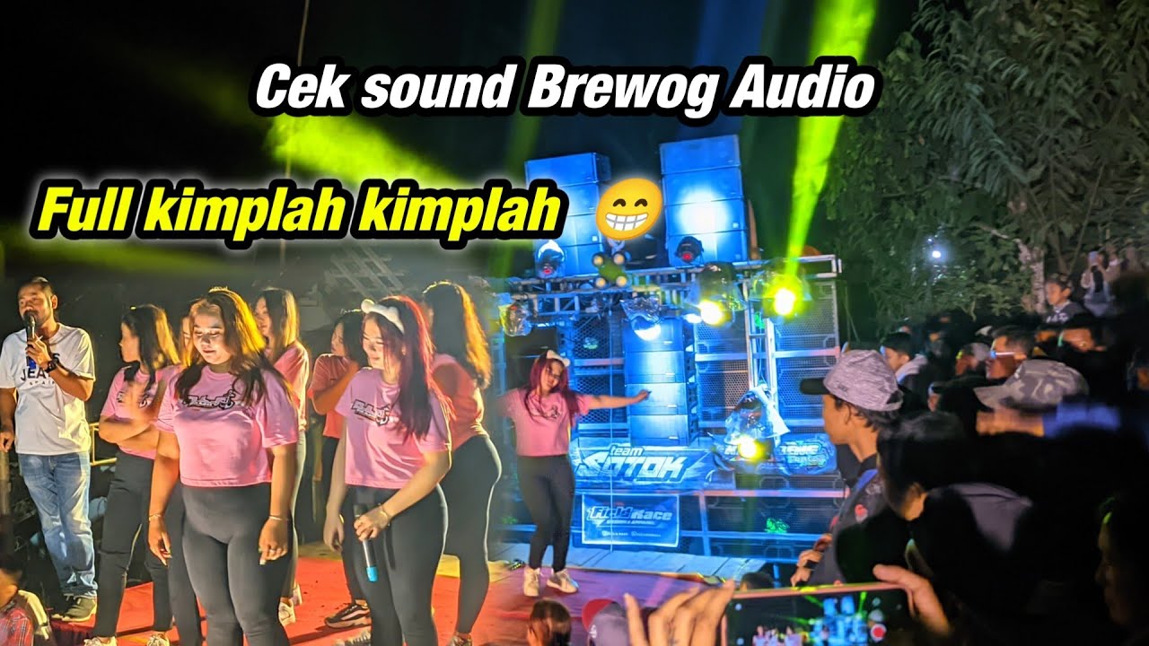 Cek sound Brewog Audio, Karnaval balerejo wlingi blitar full dancer ...