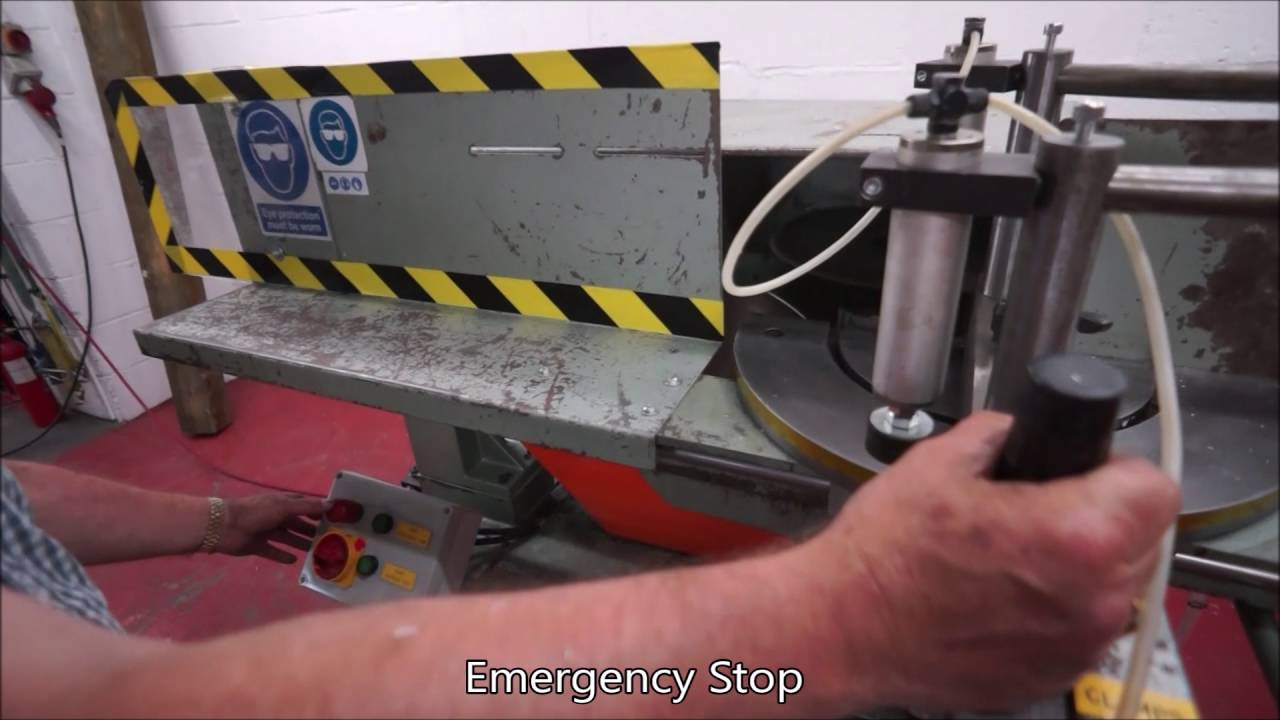 Graule AS 450 Notching Saw Window Machinery Search - YouTube