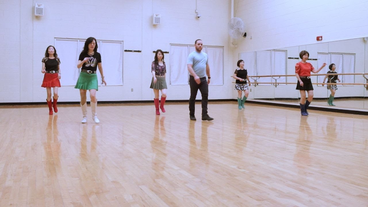 Cowboy Songs - Line Dance (Dance & Teach) - YouTube