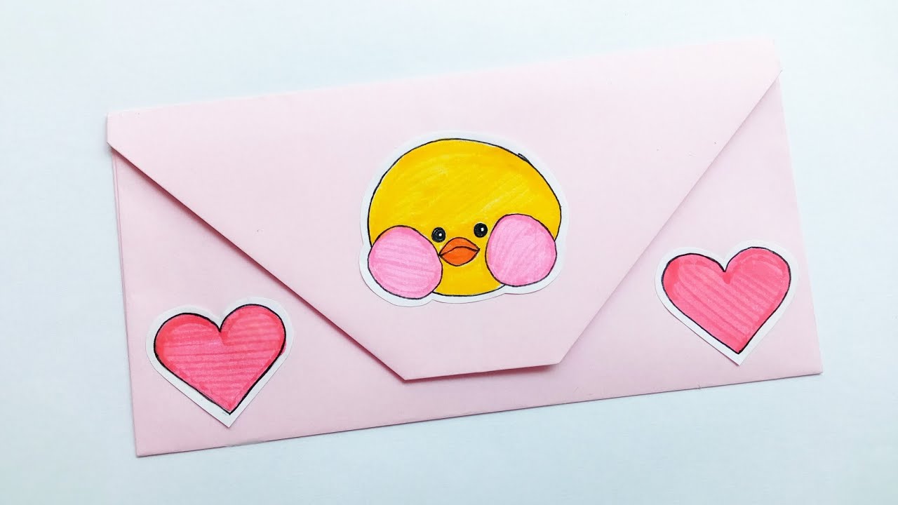 EASY TO MAKE PAPER DUCK ENVELOPE - YouTube