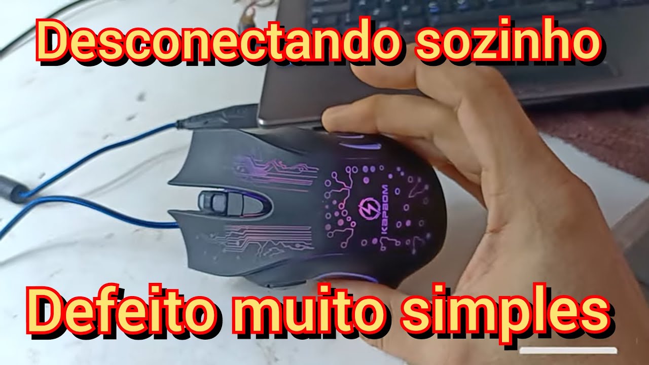 Mouse GAMING KA-619, desconectando, para de funcionar e volta ... dando ...