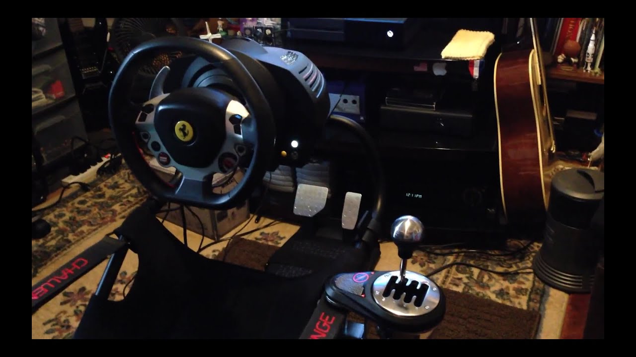 How to Mount TH8A Shifter to Playseat Challenge - YouTube