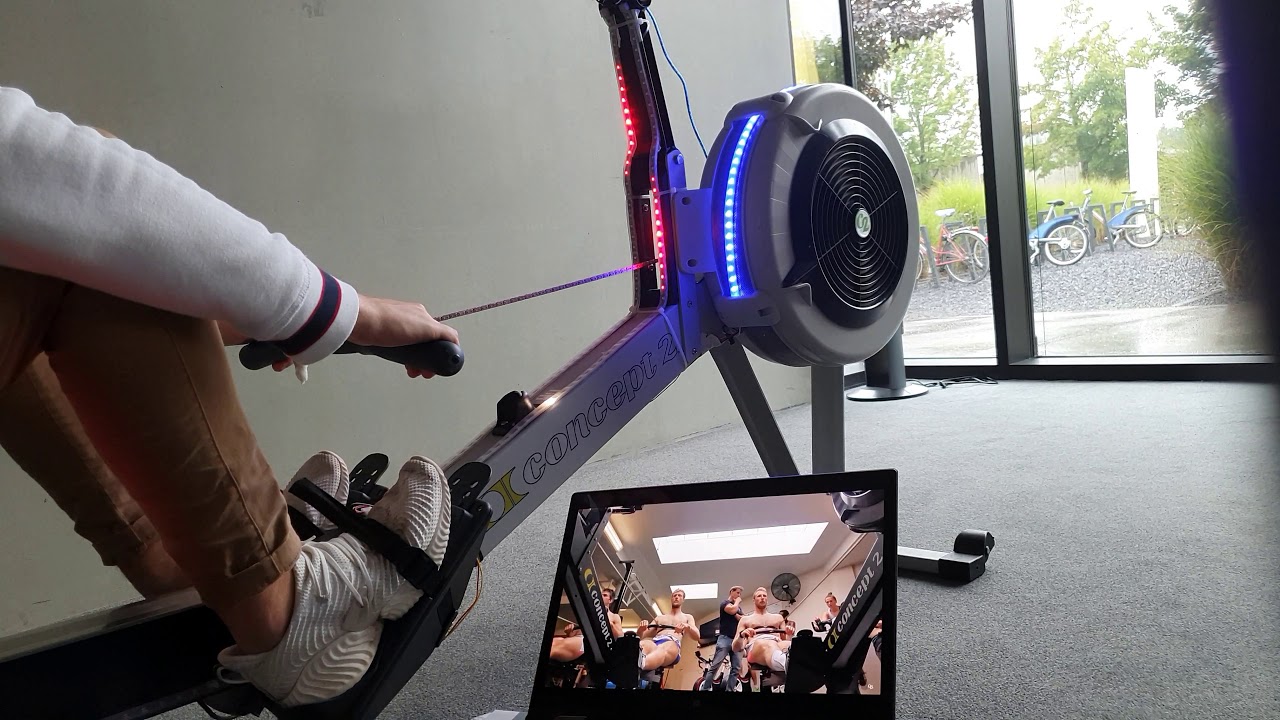 Awesome rowing machine: Motivation - YouTube