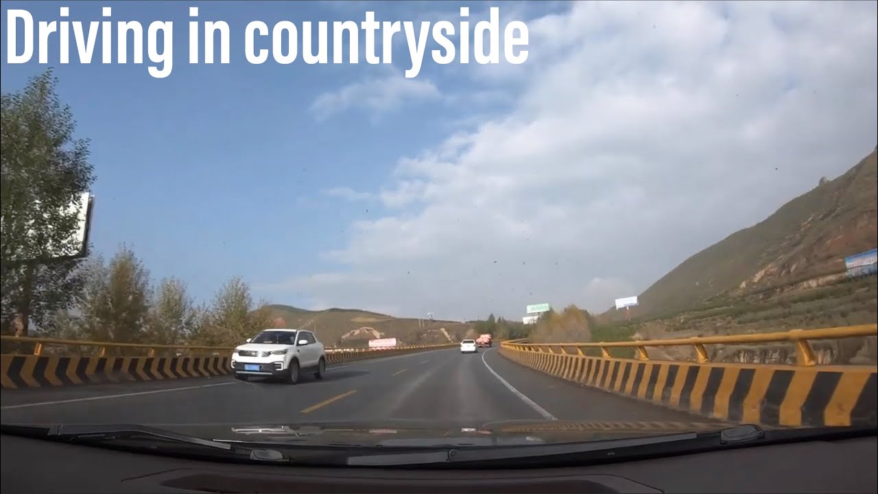 Driving in the countryside of Xining, Qinghai, China. Road Trip 2020 ...
