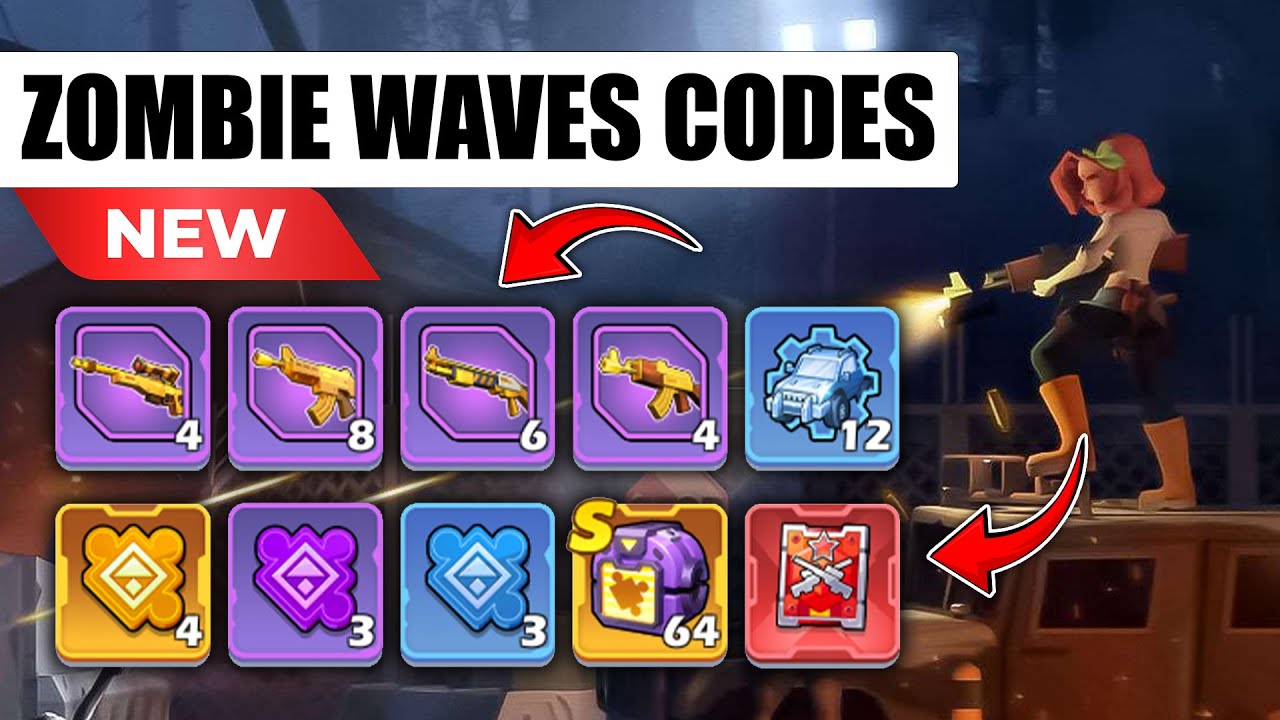 ZOMBIE WAVES BUNDLE CODE 🆕 CODE ZOMBIE FREE GIFT 🎁 ZOMBIE WAVES REDEEM CODES 2025 - YouTube