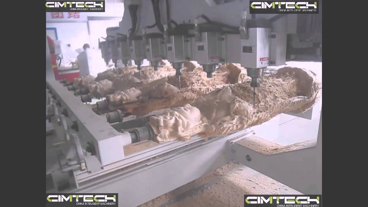 HIGH QUALITY TURKEY GUNSTOCKS MAKING MACHINE, DUBAI 4AXIS CNC MACHINE ...