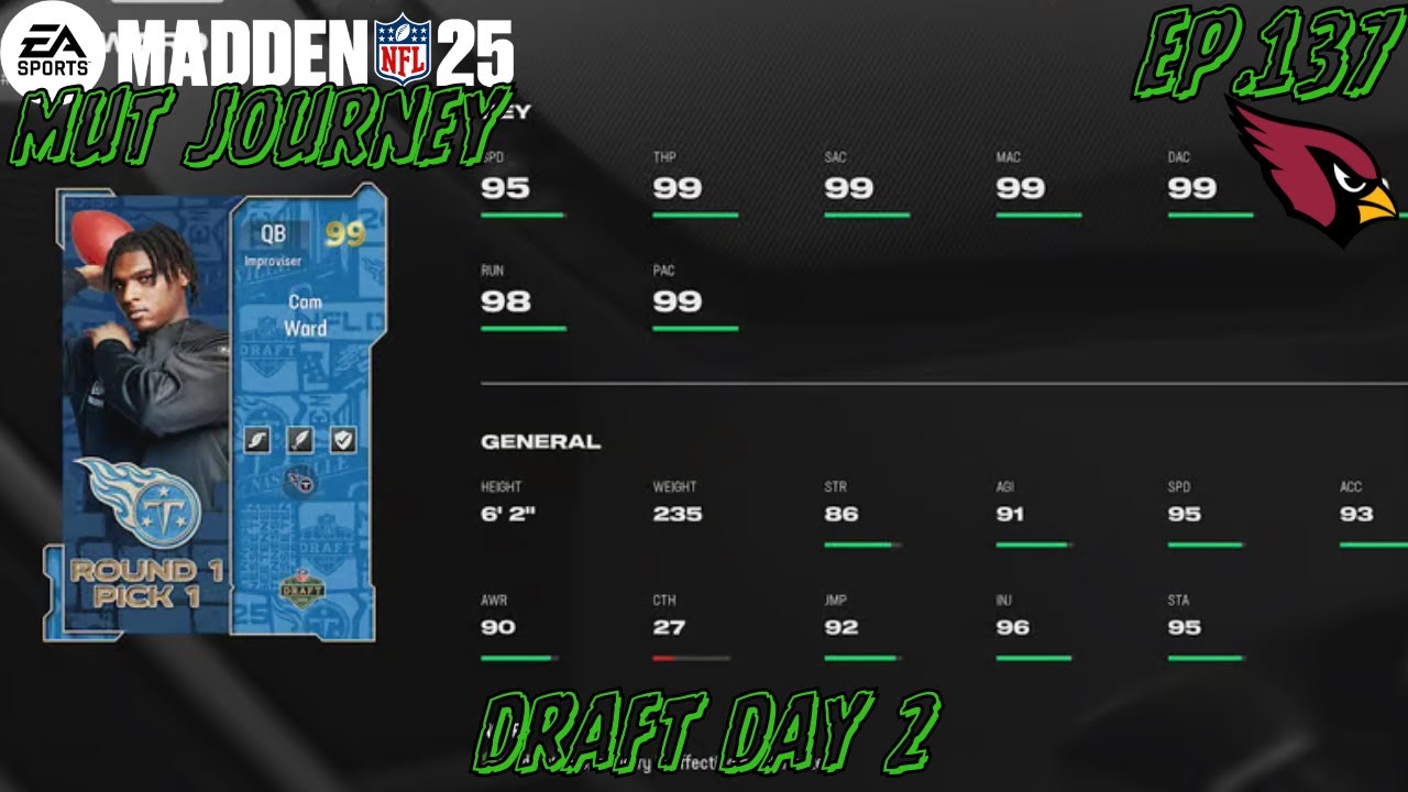 Draft Day 2 - Madden 25: MUT Journey - Ep.137 - YouTube