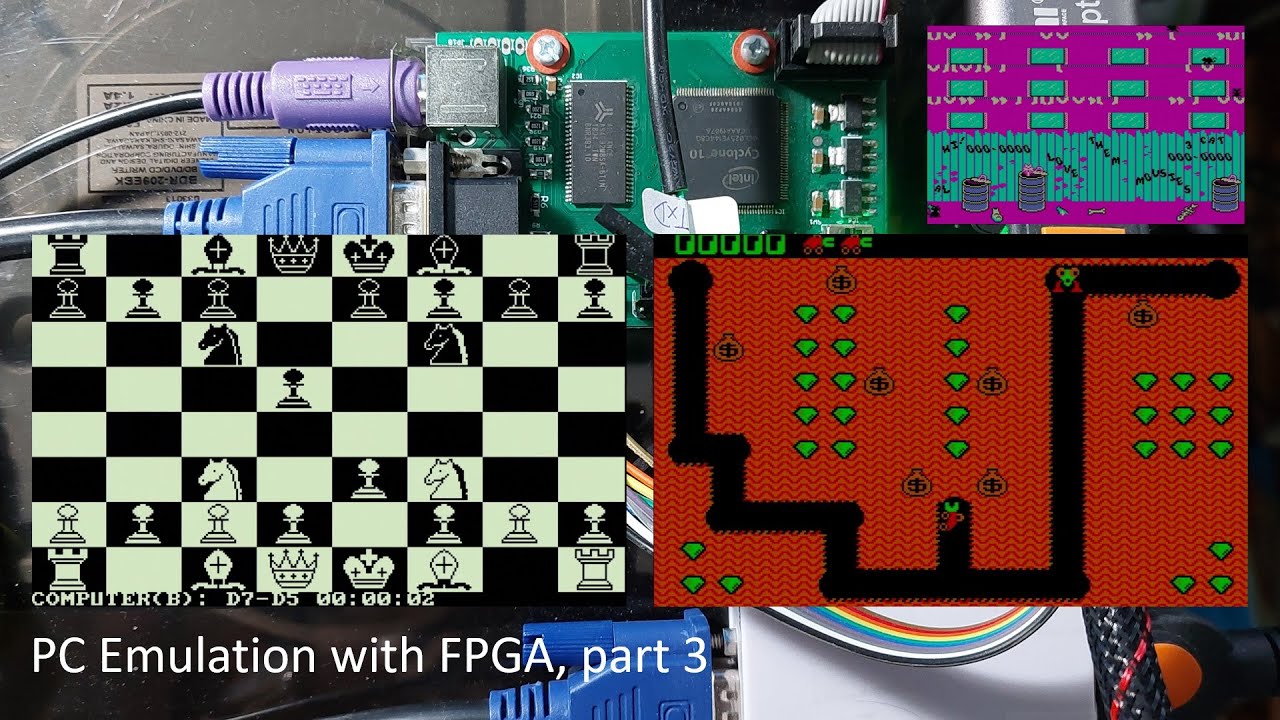XT-like PC Emulation with FPGA, part 3 (initial CGA implementation ...