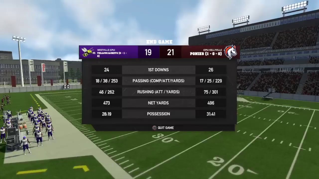 2022 LEAGUE4️⃣ 🏈 WK 1: 🐝 WESTVILLE OKLAHOMA YELLOWJACKETS 🐝 @ 🐎 ...