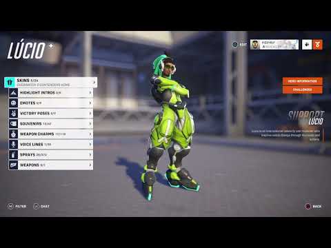 Lucio Contenders Skin - Home/Aways - Overwatch 2 - YouTube