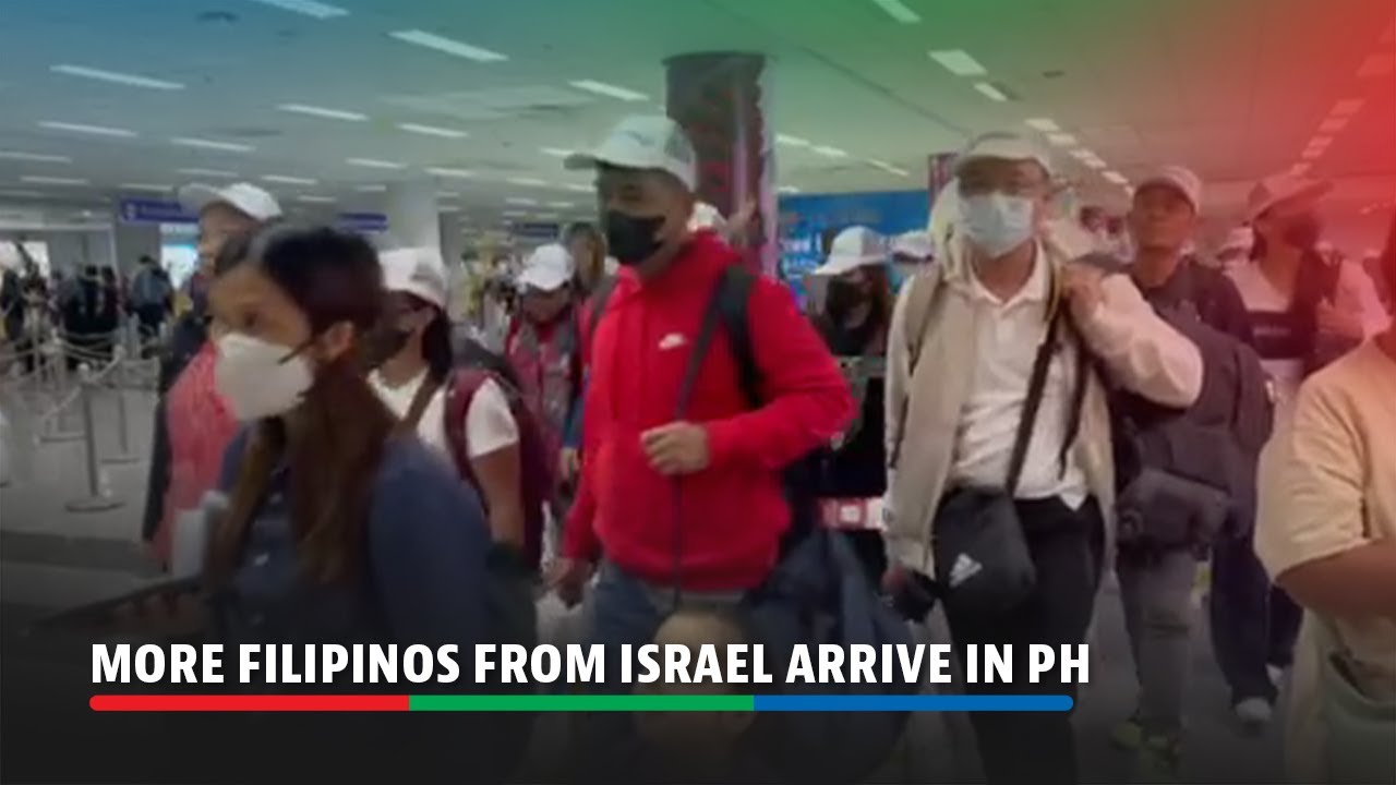 More Filipinos from Israel arrive in PH | ABS-CBN News - YouTube