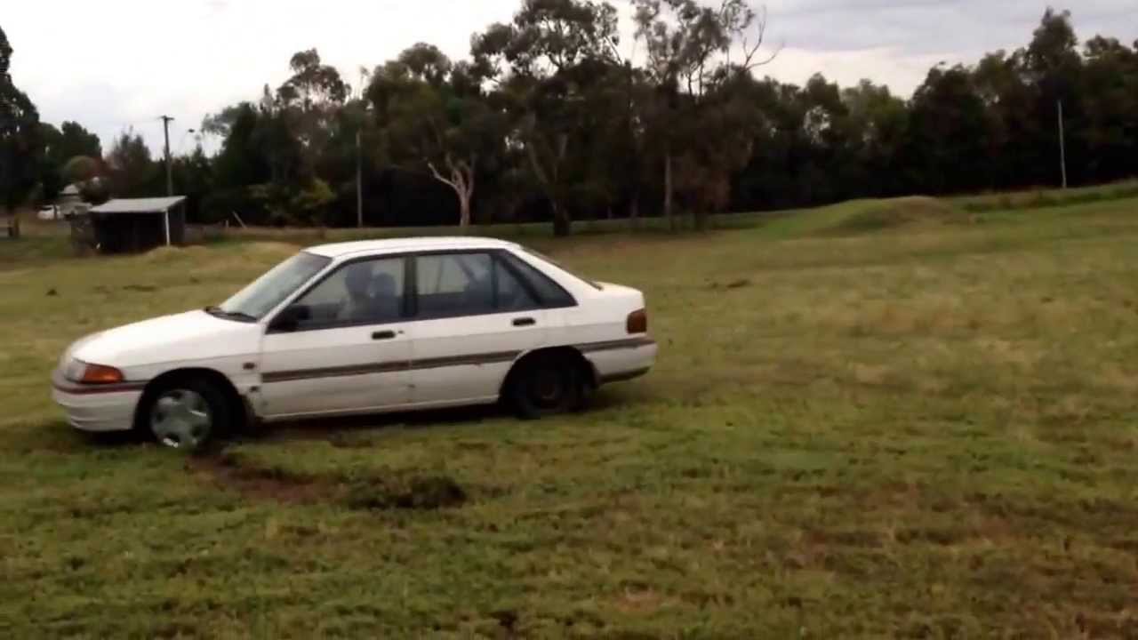 Preston driving a 91 ford lazar - YouTube