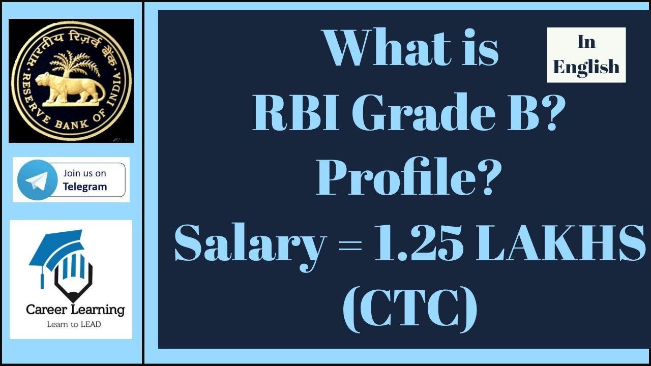 RBI Grade B 2020 Notification | Profile | Salary | Lifestyle | Career ...