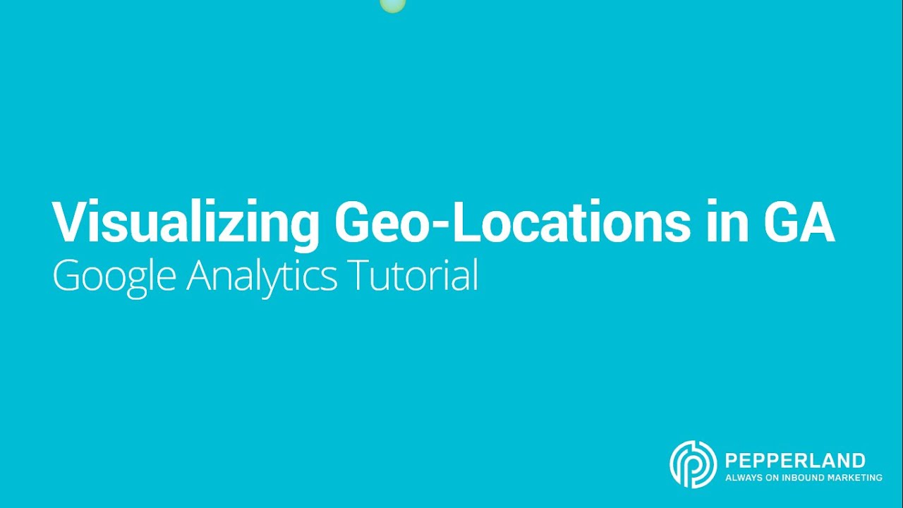 How To Create Custom GEO Maps in Google Analytics - YouTube