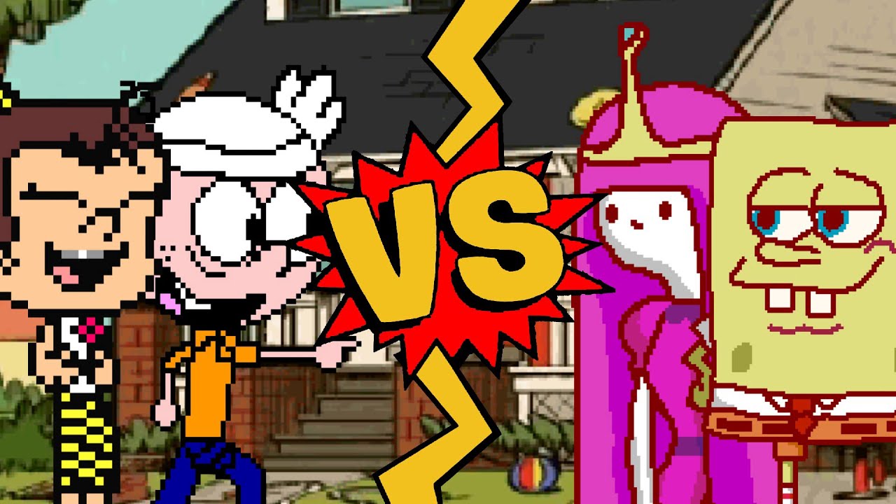 M.U.G.E.N Battles | Lincoln Loud/Luan Loud vs Princess Bubblegum ...