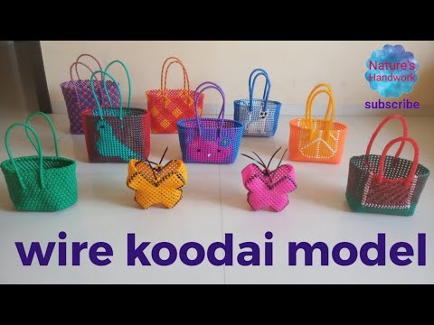 wire koodai model and colour combinations ( Nature's Handwork) - YouTube
