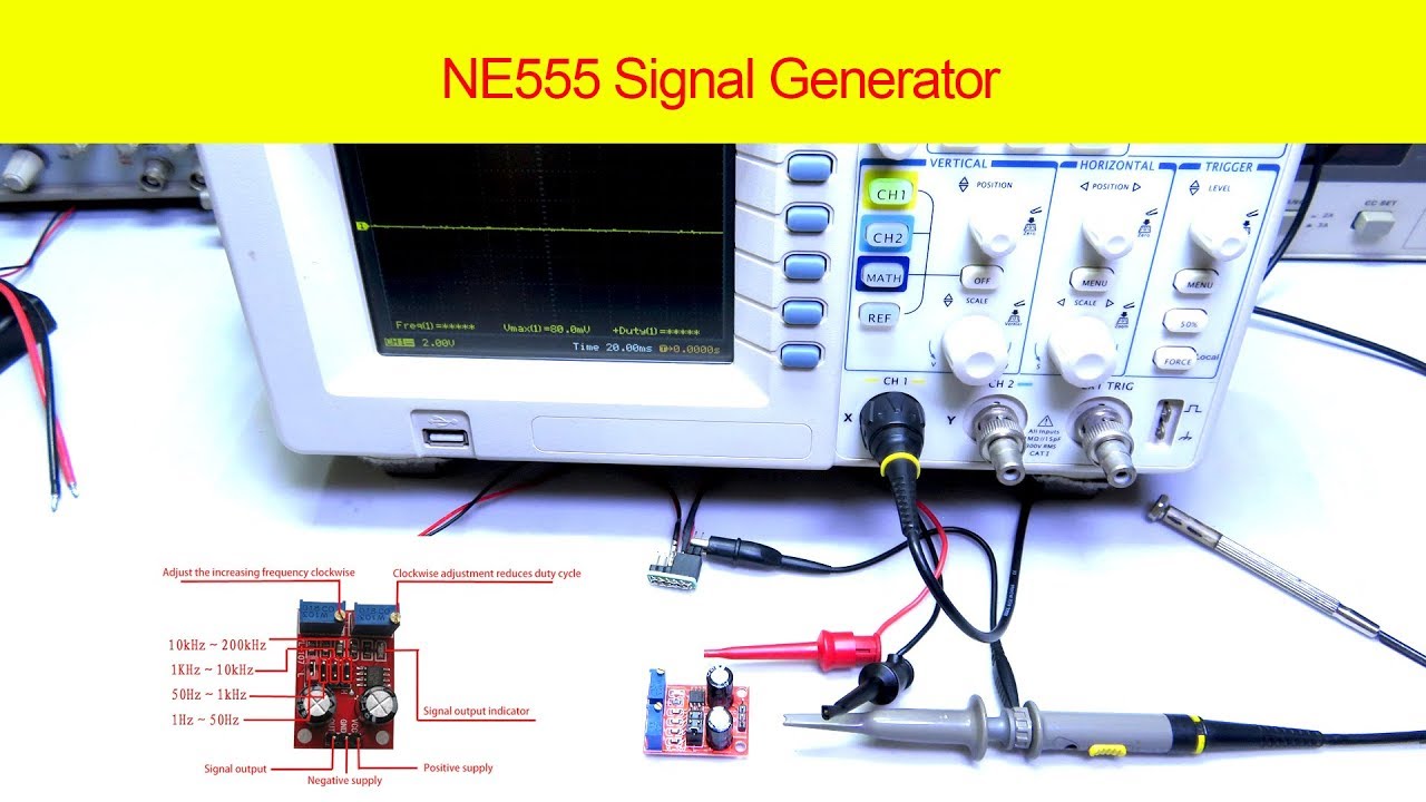NE555 Signal Generator - YouTube