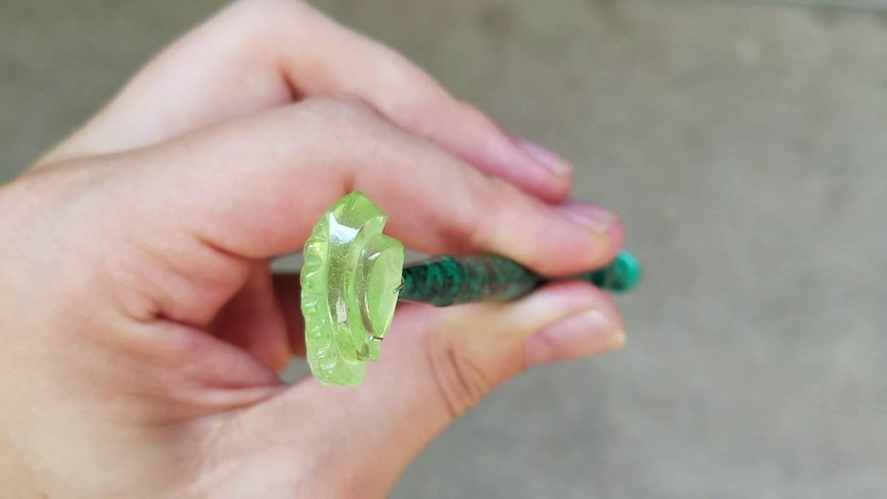 Custom Mint Green Pakistani Peridot Gemstone Carving from KGC - YouTube