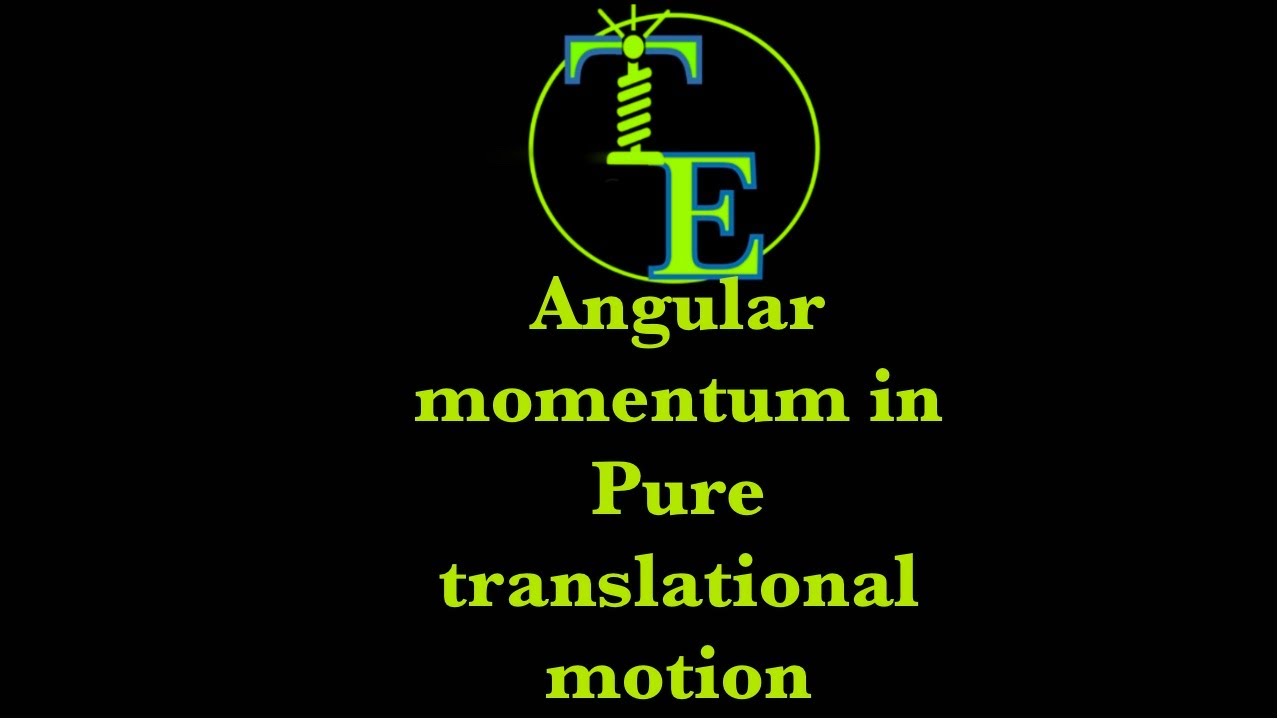 Angular momentum in pure translational motion | Rigid body dynamics ...