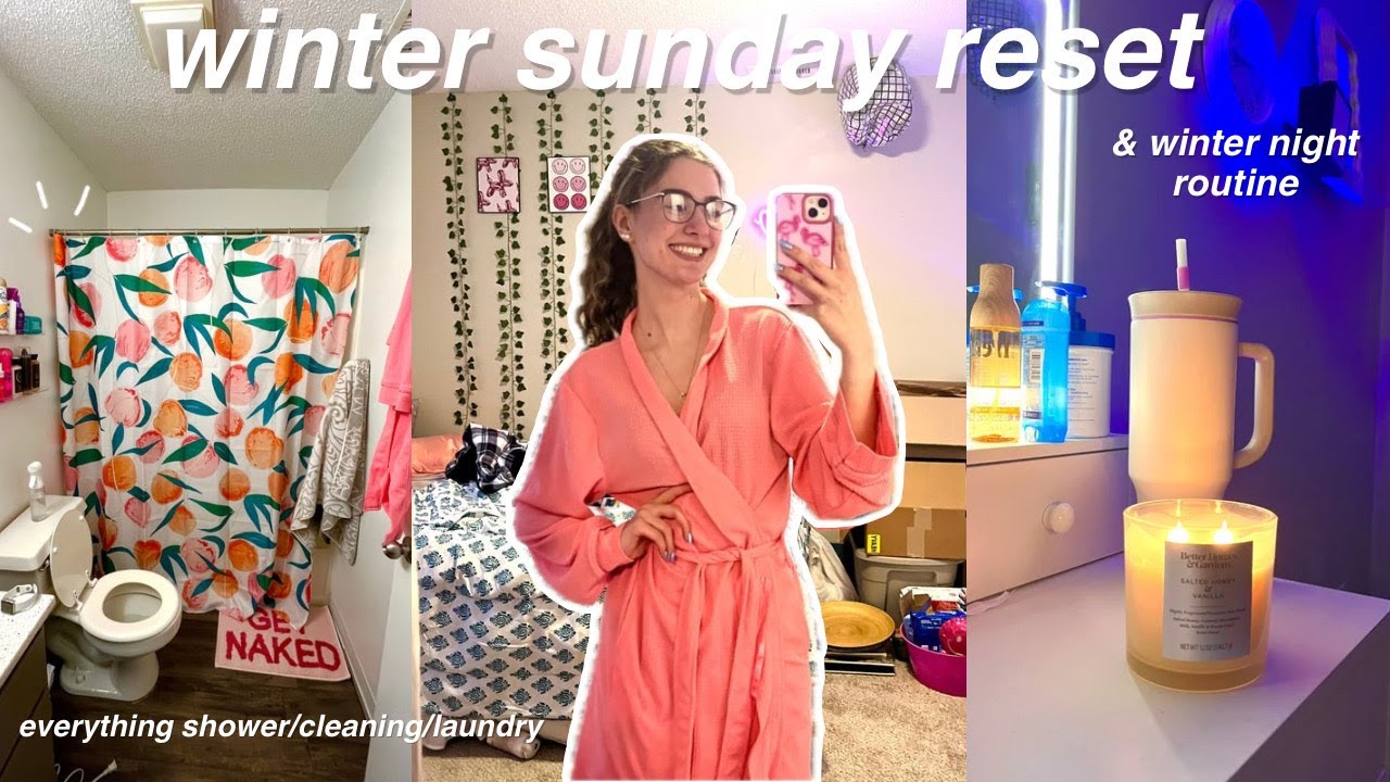 🫧winter sunday reset & night routine 🌙☃️🧖🏻‍♀️ - YouTube