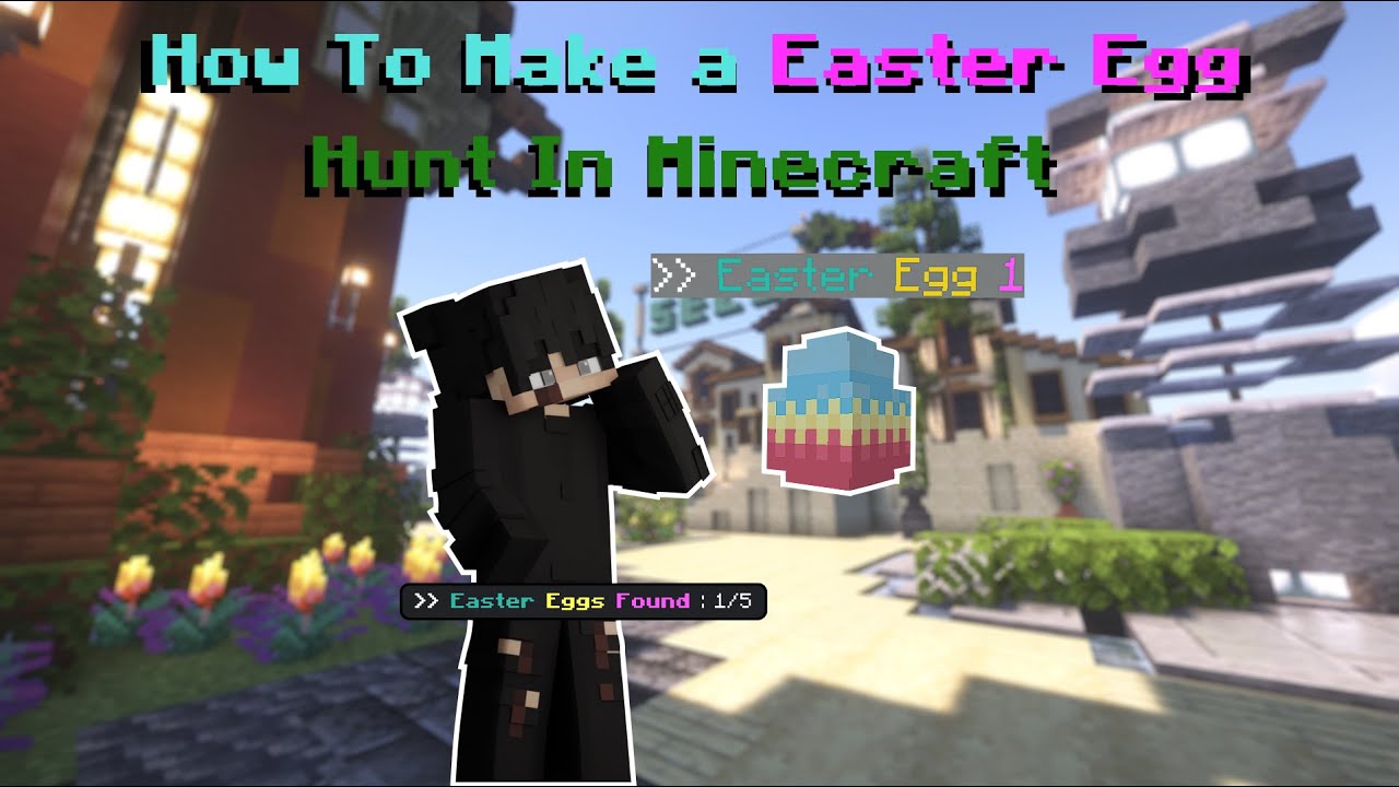 How To Create A Easter Egg Hunt In minecraft Bedrock Editon - YouTube