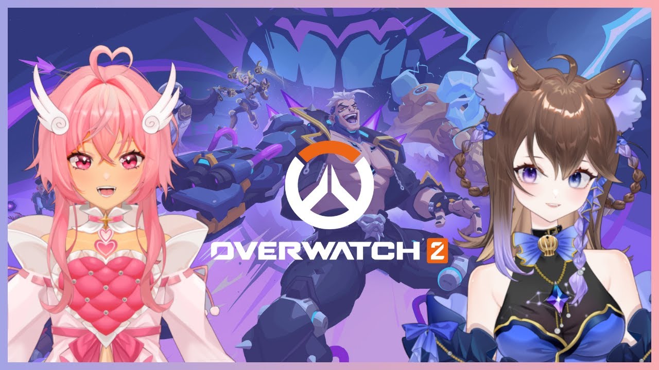 【OVERWATCH w/ @cherie_cherubic 】pewpew duo【Atlantis Aoiro】 - YouTube
