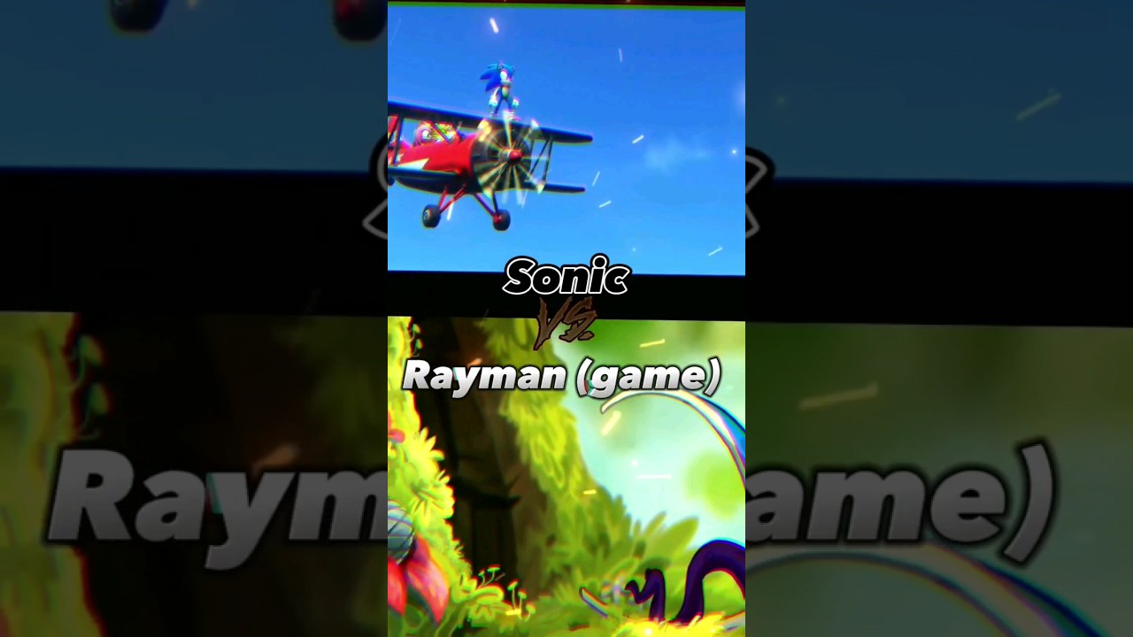 Rayman vs Sonic #sonic #gamebattle #versus #rayman - YouTube