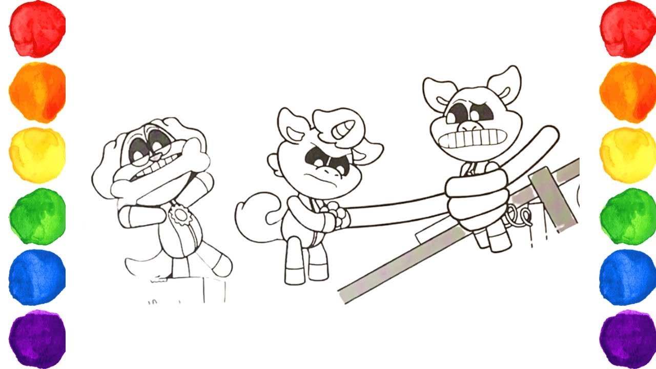 How to color Smiling Critters(Smiling Critters) Poppy Playtime Chapter ...