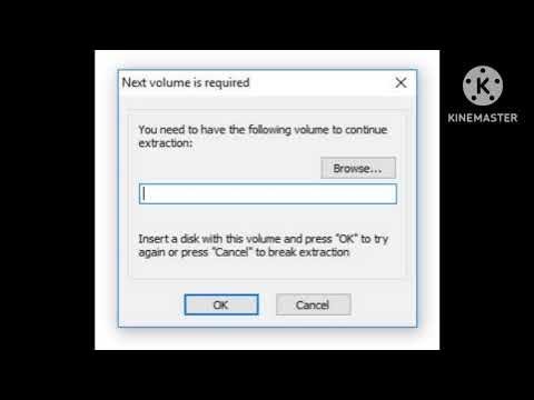 Fix Winrar error Next volume is required Problem | Winrar Error Next Volume Is Required, you ...