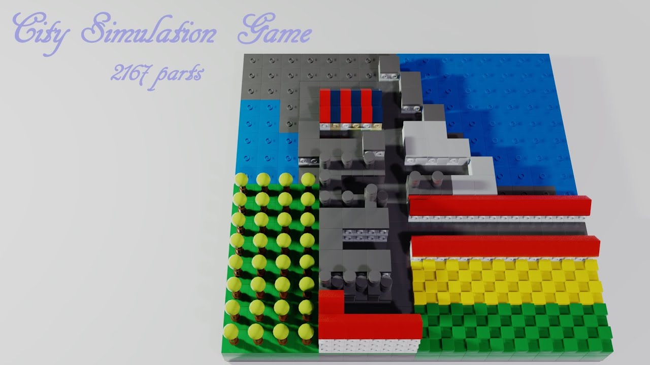 LEGO City Simulation Game (Board Game) - YouTube