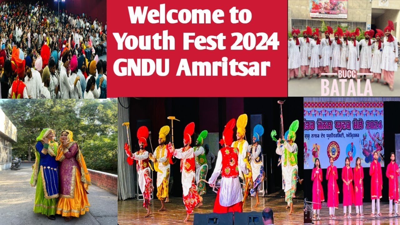 Youth Fest 2024 || GNDU Amritsar || GNDU Bhangra Gidha - YouTube