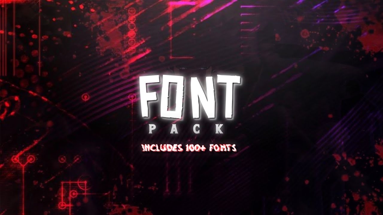 *FREE* FONT PACK [Contains 100+ FONTS] || Fonts For Wis Edit | Dynalz ...