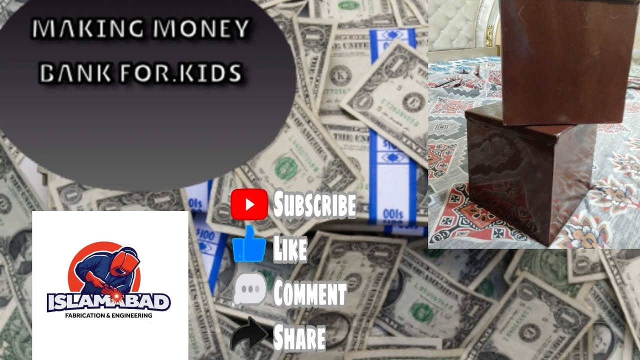money bank for kids fabrication#mig welding - YouTube