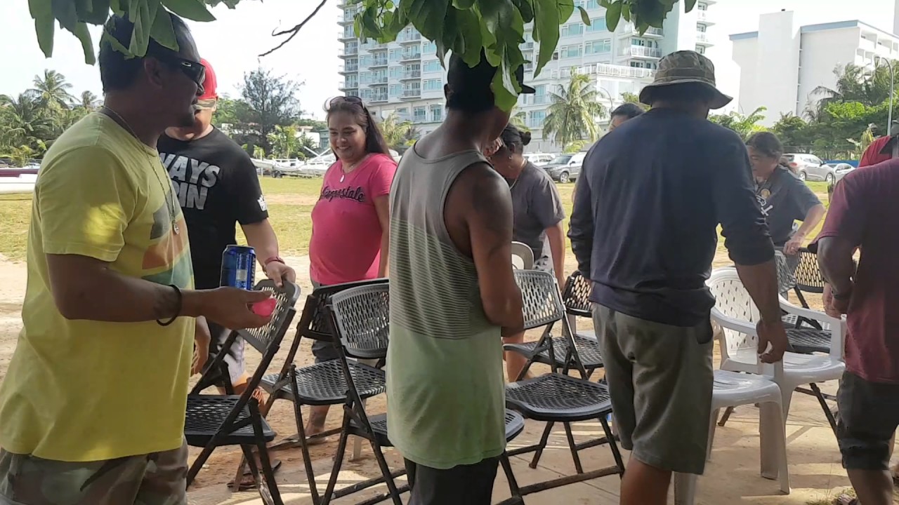 Adult musical chairs 3 Easter 2017 - YouTube