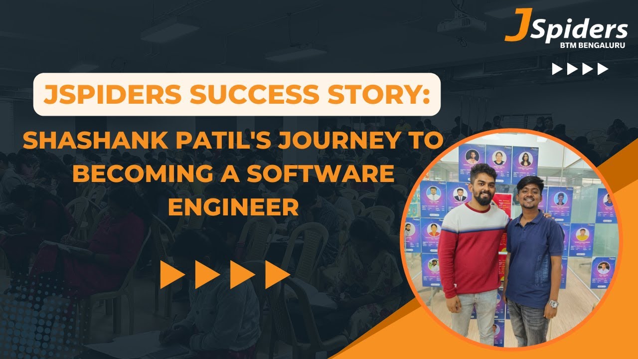 Shashank Patil's Journey to Success as a Software Engineer | JSpiders Success Story - YouTube