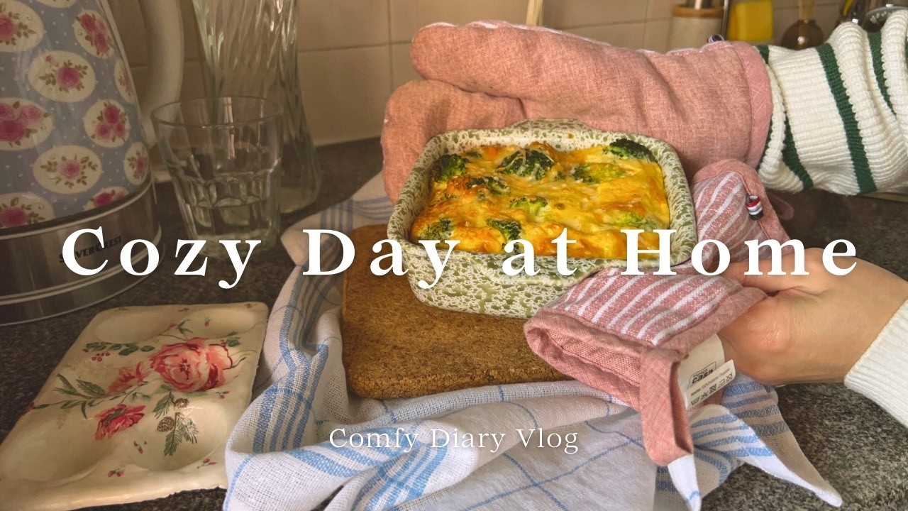 Cozy Day at Home | Simple Meals & Planting Spring Blooms 🌼 - YouTube