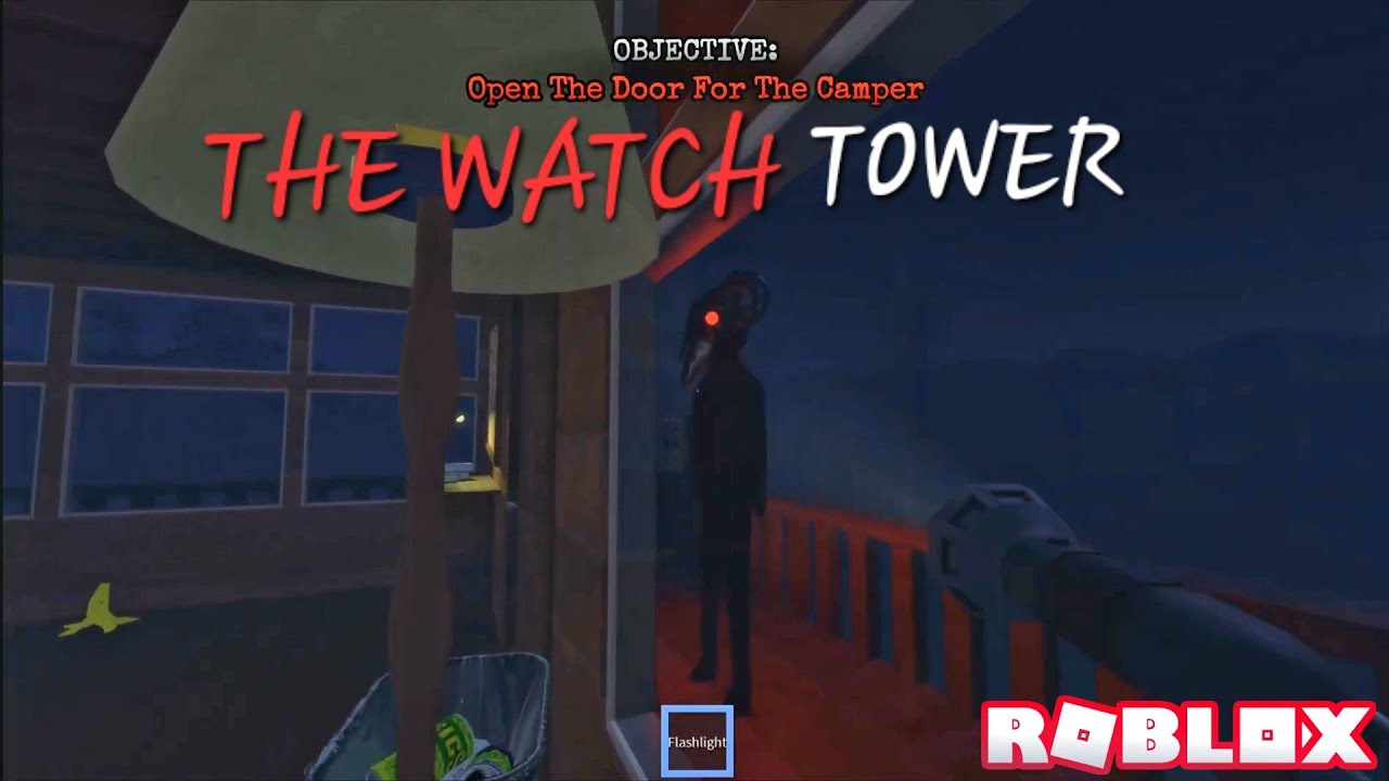 THE WATCH TOWER Horror 10 ft "Tall creature" (Roblox) - YouTube
