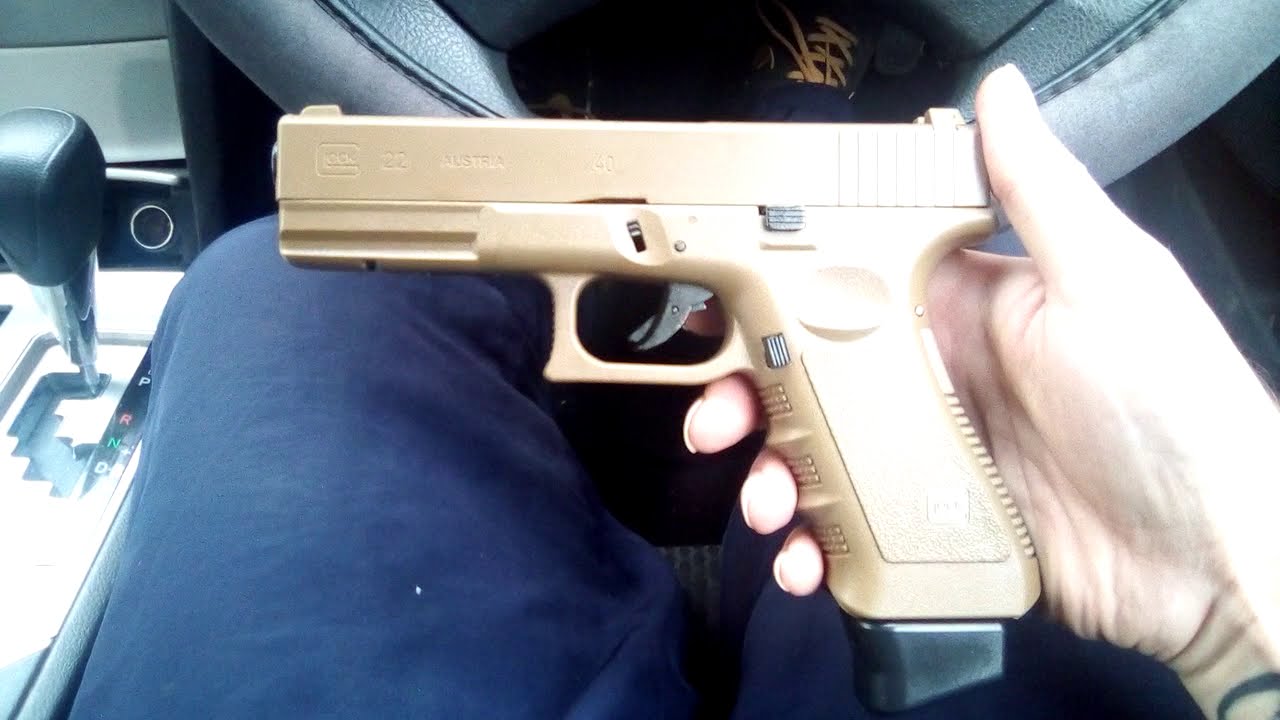 Glock22 Toystar Spring Power Airsoft Pistol - YouTube