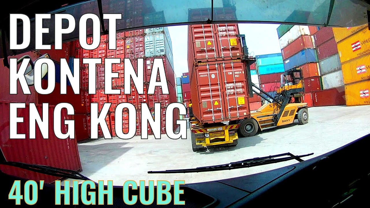 LORI KONTENA 2 TINGKAT DEPOT ENG KONG - YouTube