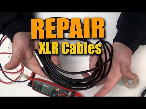 XLR Audio Cable Repair : How To - YouTube