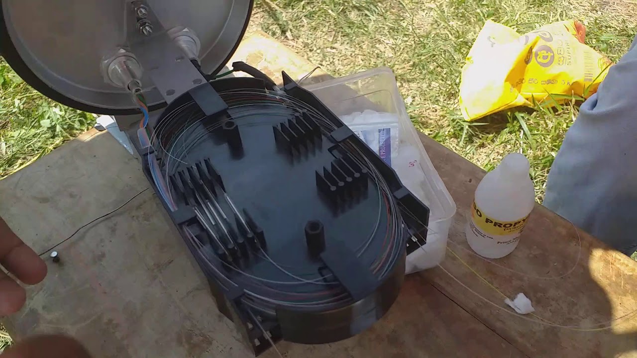 Opgw jointing /fiber splicing /Ceylex Anuradhapura Puttalam opgw ...