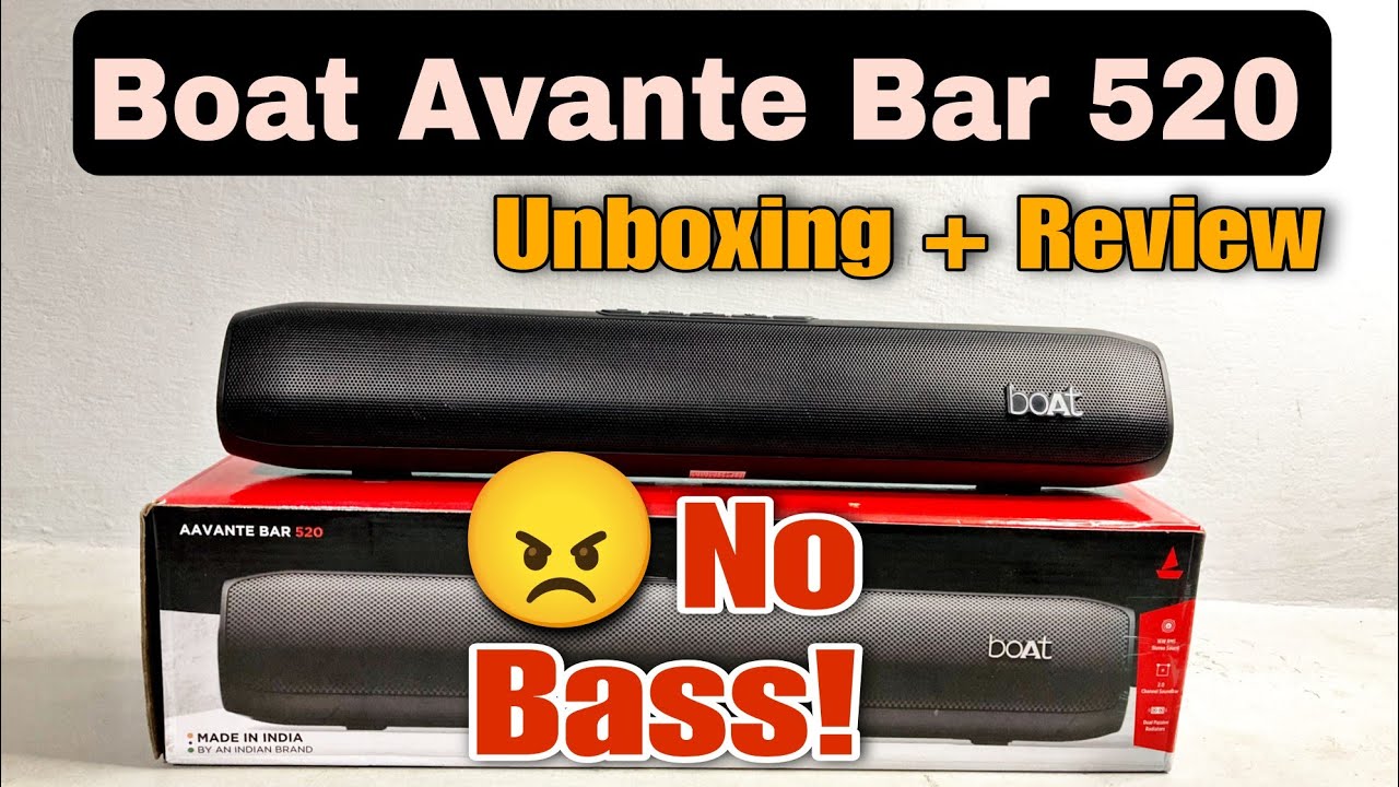 Boat Avante Bar 520 - Unboxing & Review (Not For Everyone) - YouTube