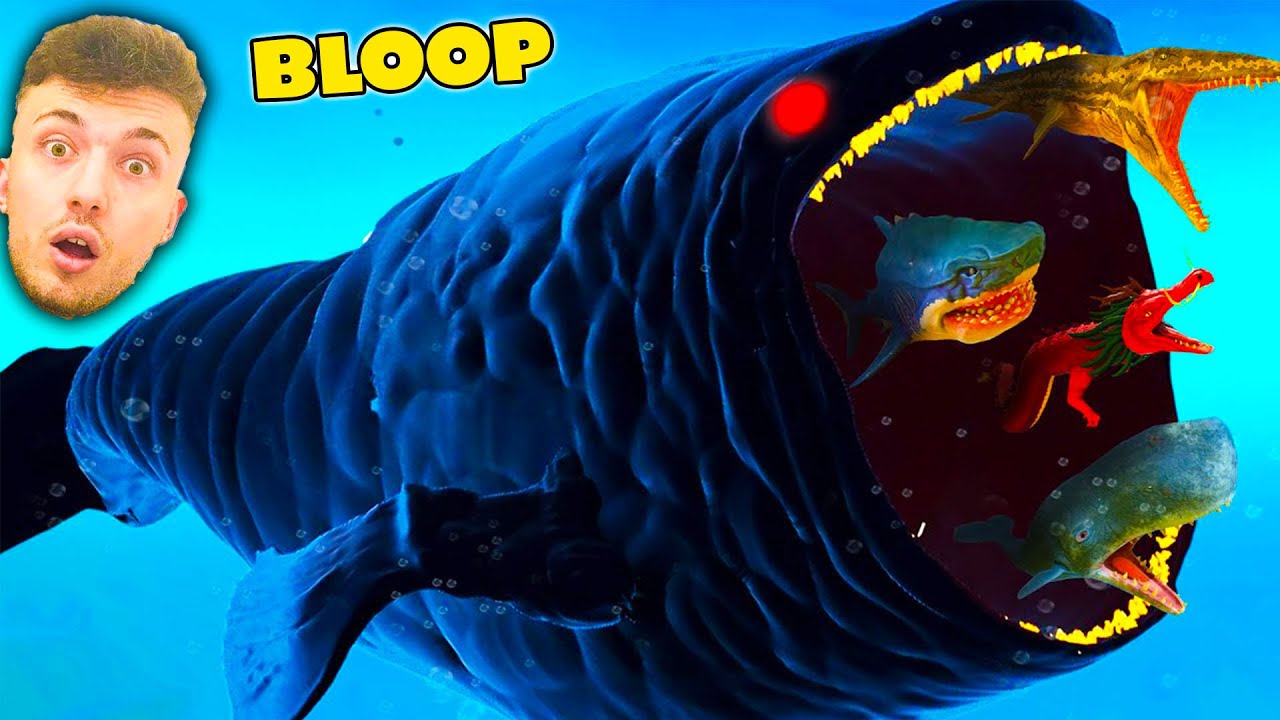 SUNT BLOOP GIGANTIC SI MANANC TOT OCEANUL DE MEGALODONI! EPIC! - YouTube